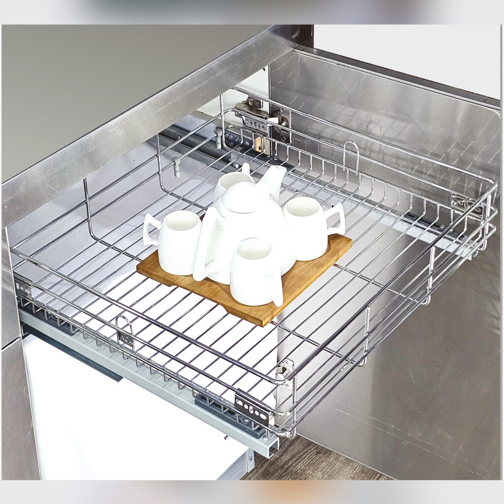180? Stainless Steel Carousel Unit for Kitchens - Inox Decor