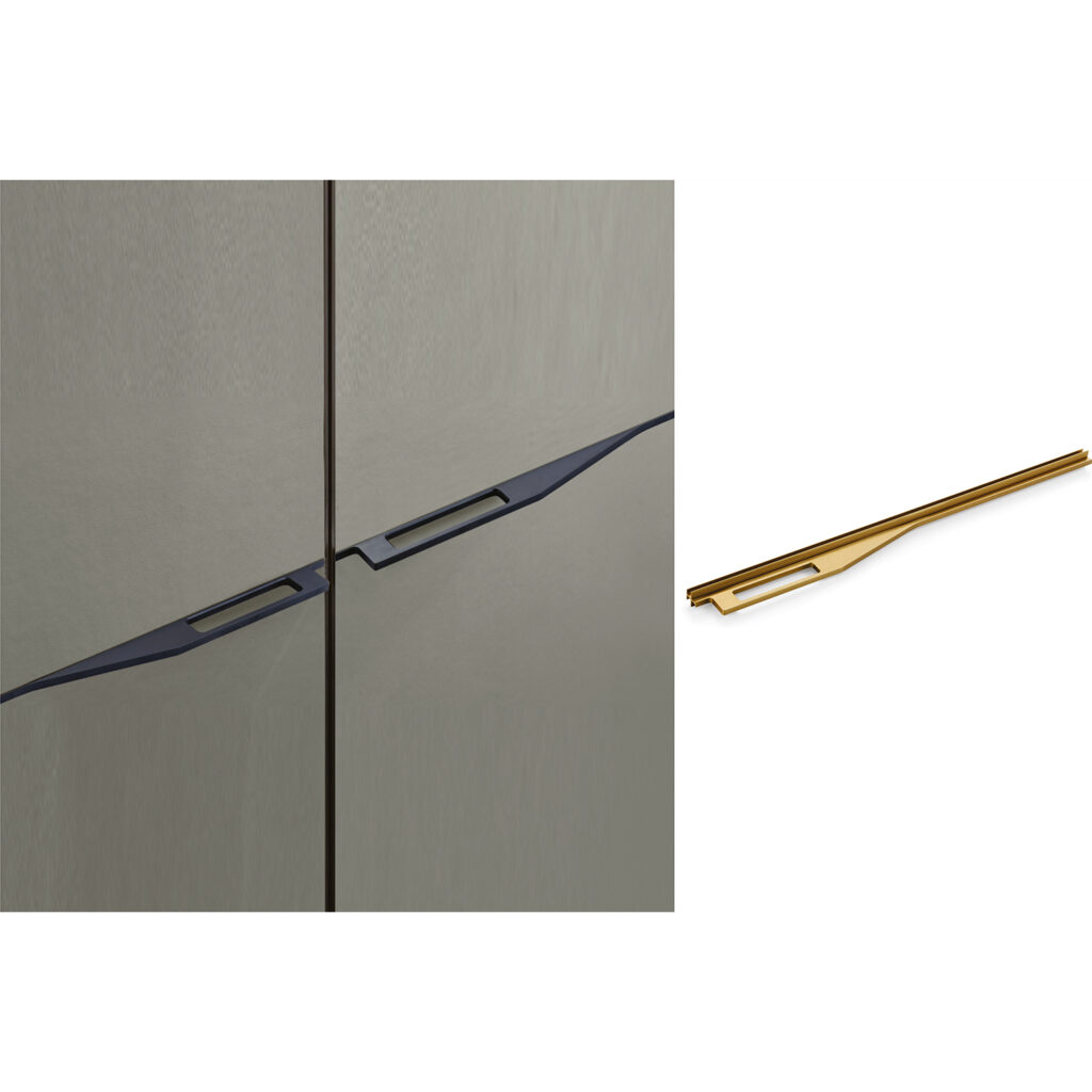 Wardrobe Handle - Oxidised Gold - INOX