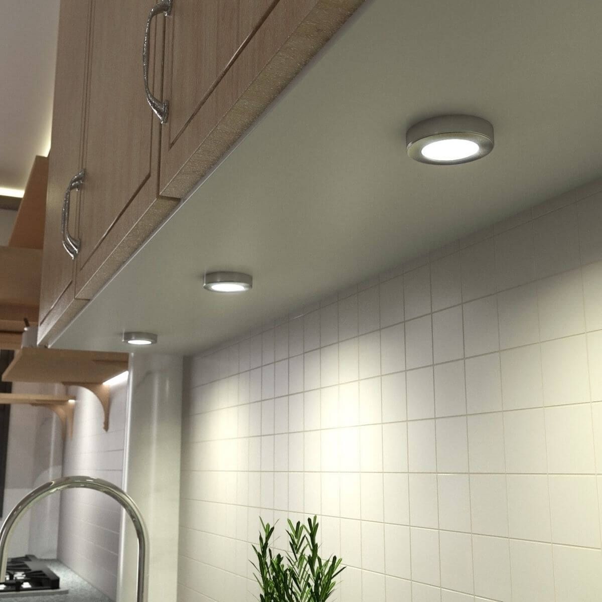 Illuminate Elegance: INOX Base Mounted Under Cabinet Light (With Curved ...
